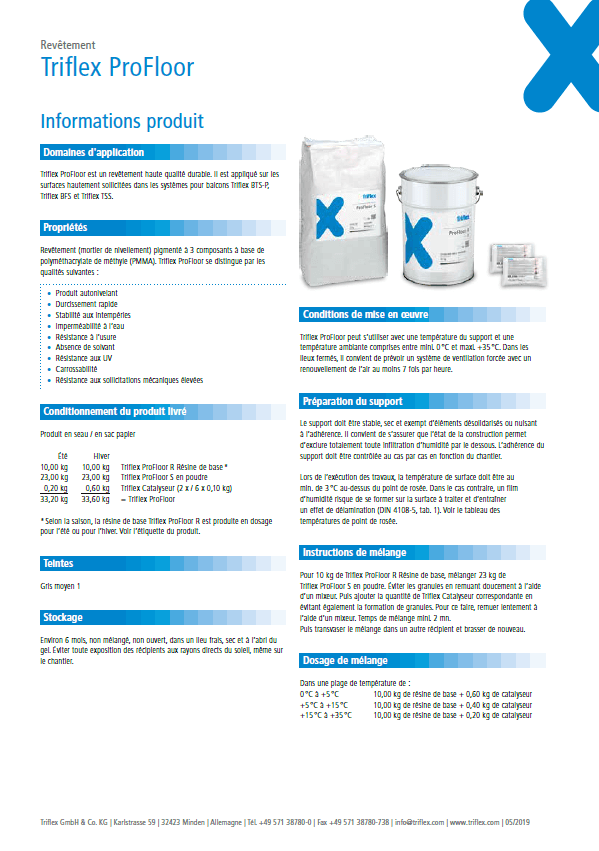 Centre de téléchargements Triflex